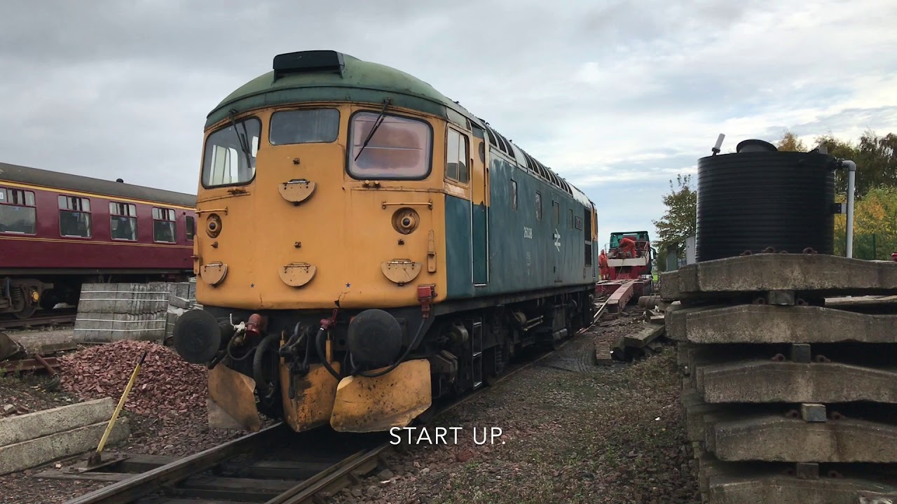 Class 26038 returns to Bo’ness - YouTube