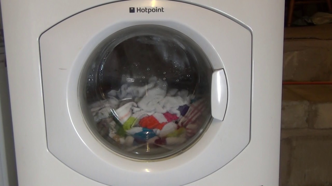 Hotpoint First Edition HVL211 : Cotton + quick wash : Final rinse and ...