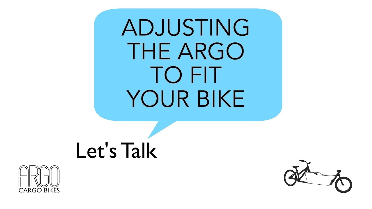 Adjust the ARGO Cargo Kit to Fit Your Bike - YouTube