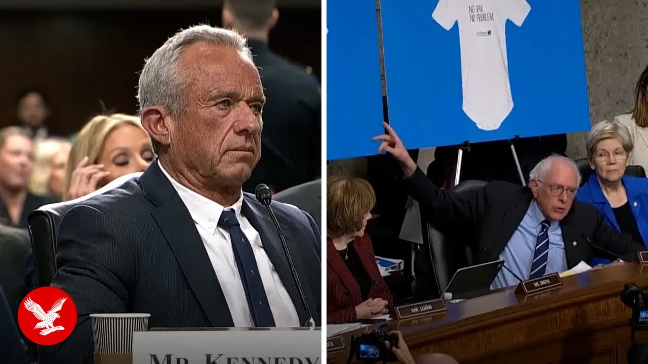 Bernie Sanders grills RFK Jr. over 'Unvaxxed' slogan baby clothing line ...