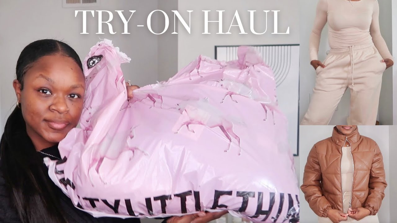 HUGE FALL/WINTER PRETTYLITTLETHING TRY-ON HAUL | PLT 2021 HAUL - YouTube
