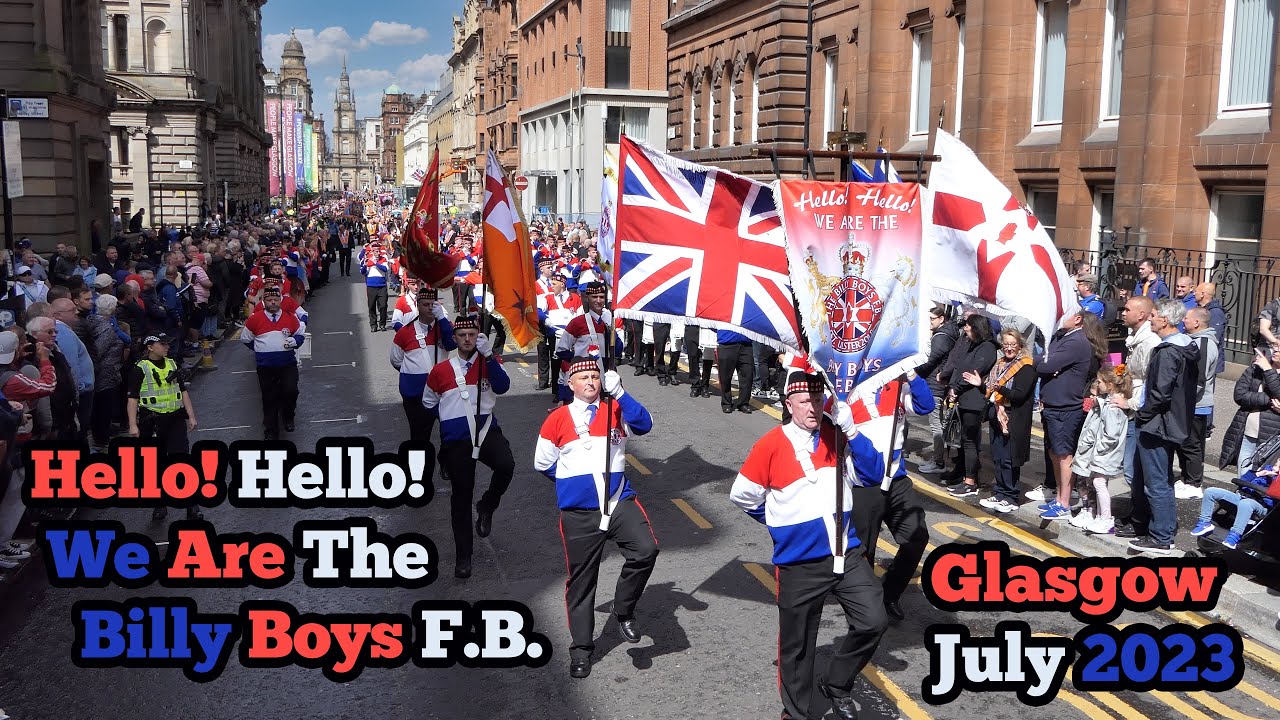 Hello Hello - We Are The Billy Boys F.B. - Glasgow 2023 - YouTube