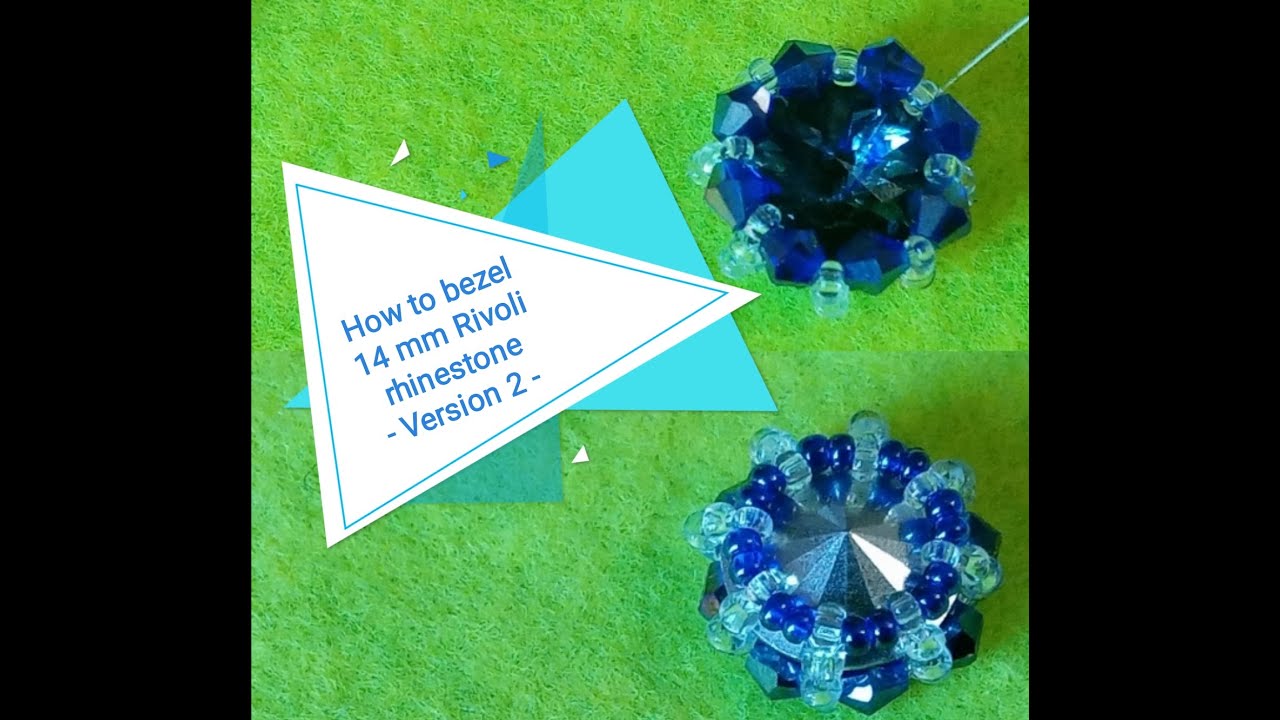 Tutorial No. 31 - How to bezel 14 mm Rivoli rhinestone - Version 2 ...