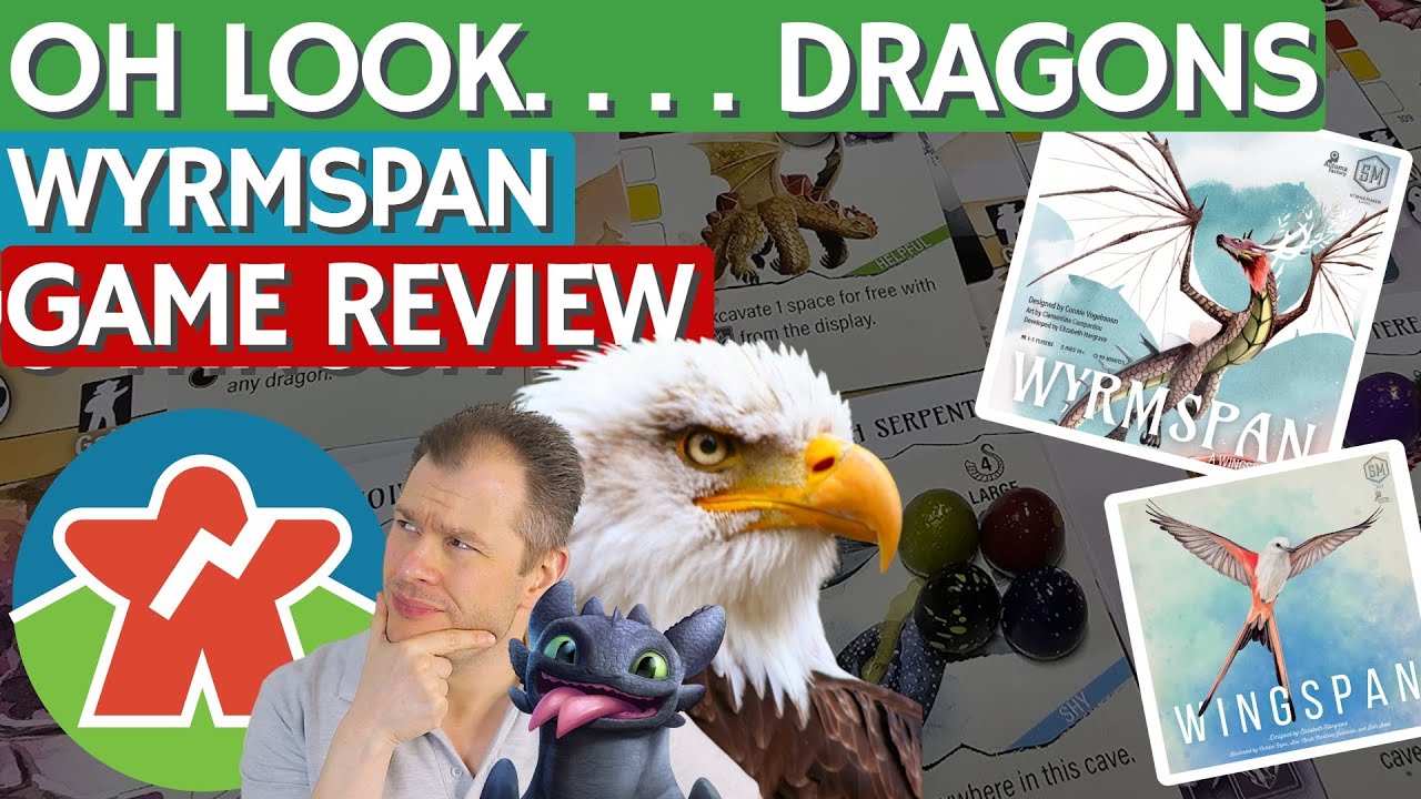 Wyrmspan vs Wingspan - Board Game Review - Why Birds Beat Dragons - YouTube