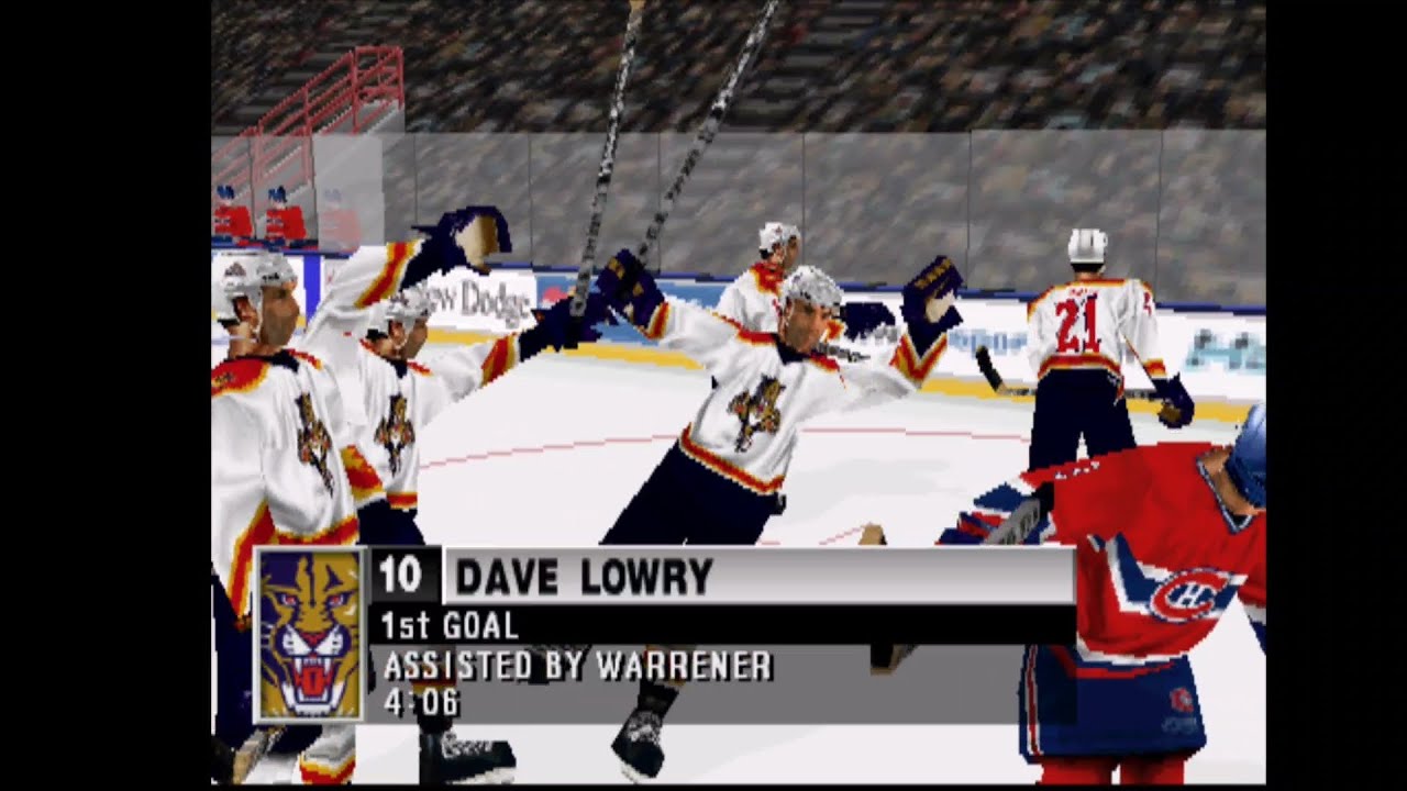 NHL 98 - Game 2 (3-0 Win) Semifinals - Florida Panthers vs Montreal ...