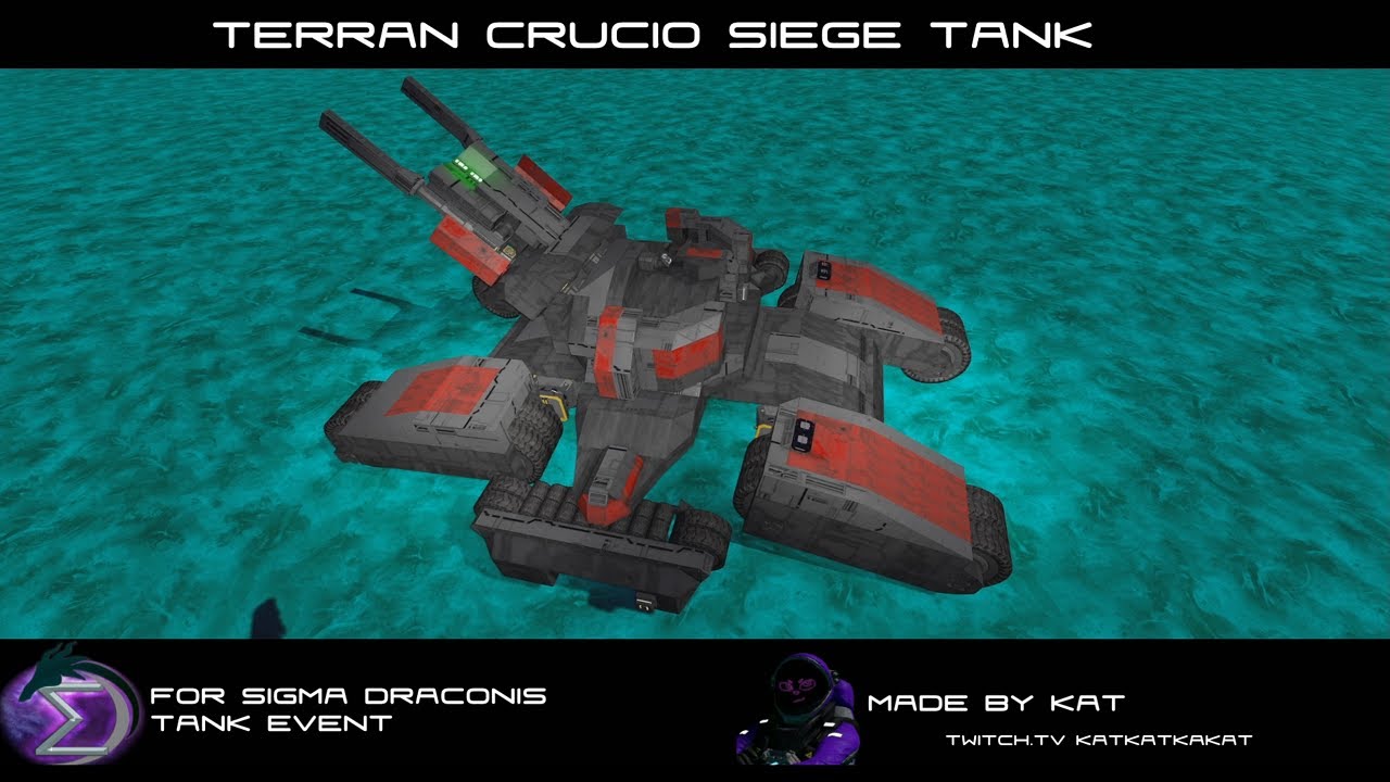 Transforming Terran Siege Tank in Space Engineers - YouTube
