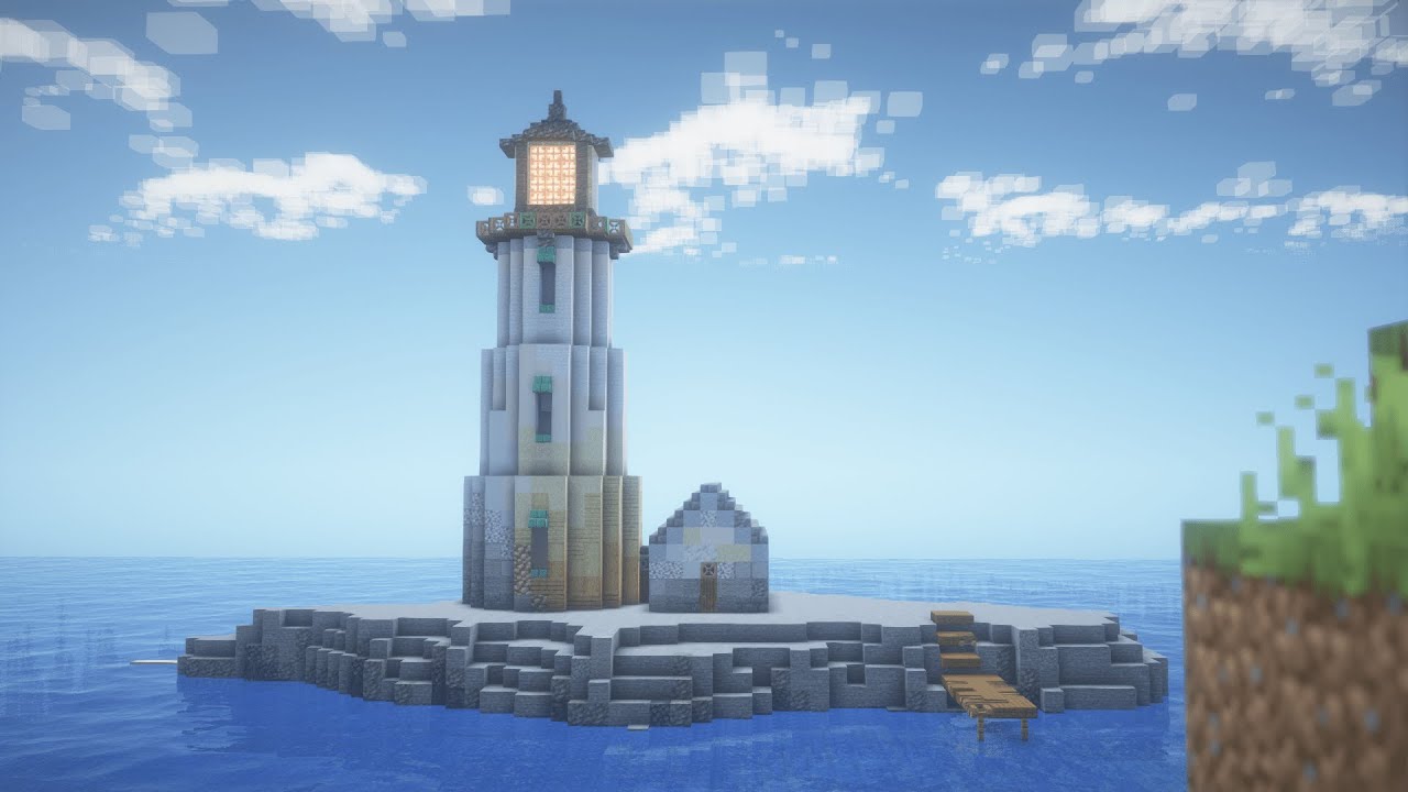 Building A Lighthouse In 1.21 Survival Minecraft | Rubik's Craft ...