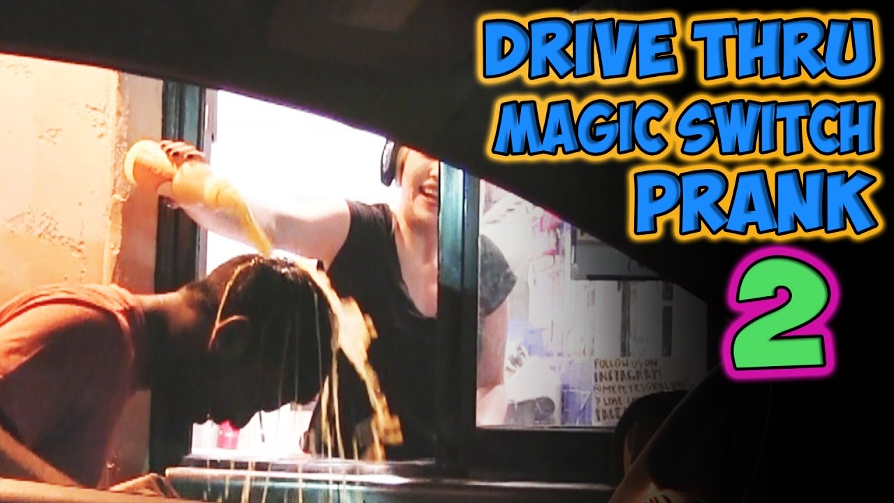 Drive Thru Magic Switch Prank 2 - YouTube