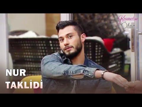 Emre, Nur'un Taklidini Yapıyor | Kısmetse Olur 85. Bölüm