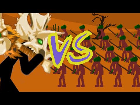 1 Savage Giant vs Swordwrath Army Fight // Stick War Legacy