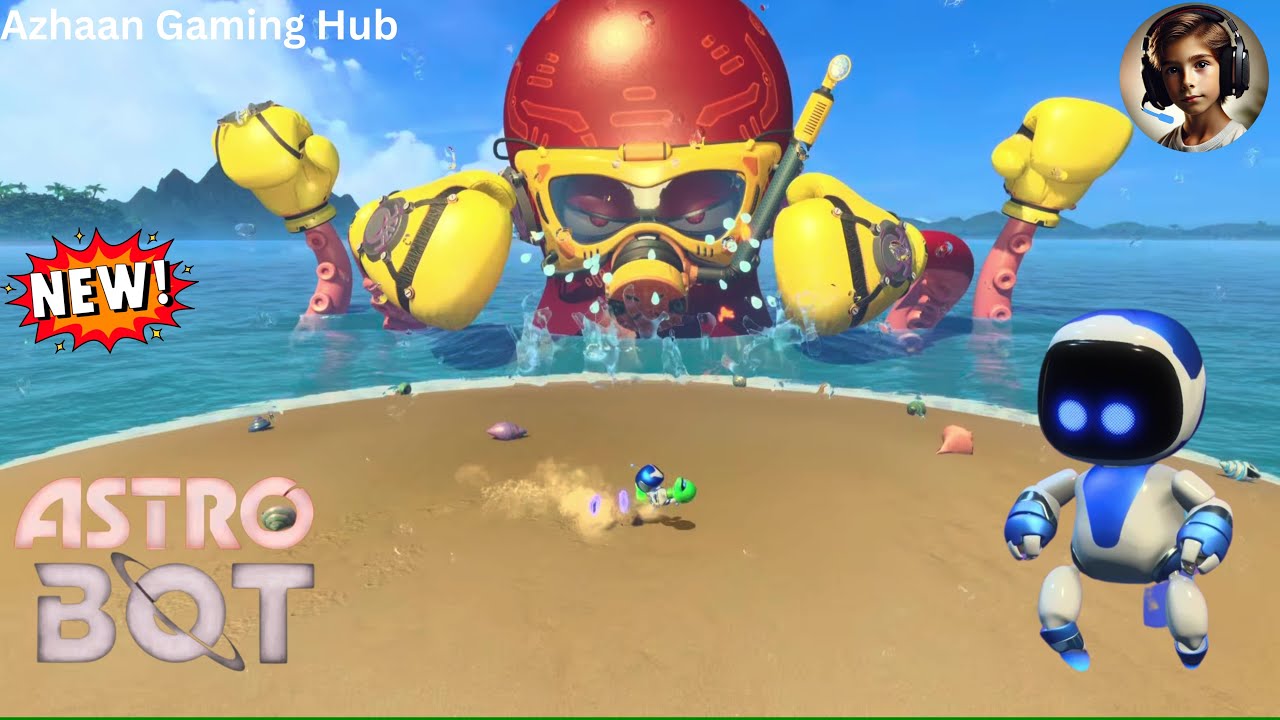 ASTRO BOT OCTOPUS Boss Defeats (PS5 Walkthrough) op - YouTube