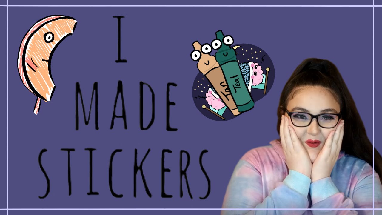 I Made Custom Stickers! - YouTube