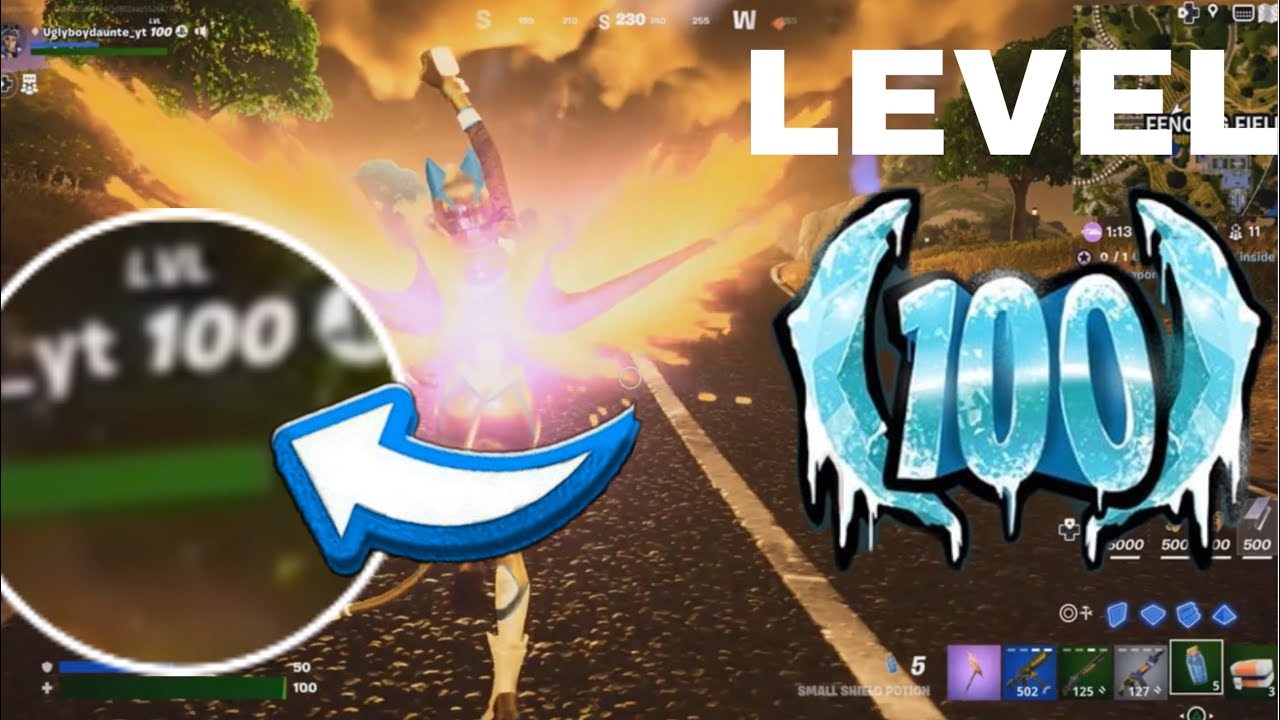 FINALLY REACHED LEVEL 100 FORTNITE Chapter 5 Season 2 - YouTube