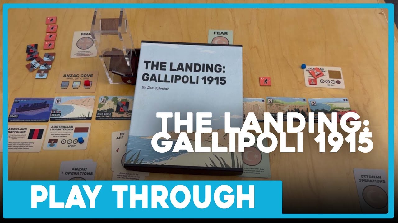 Playthrough | The Landing: Gallipoli 1915 | Catastrophe Games | The ...