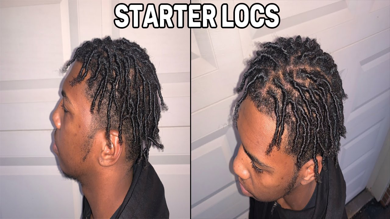 Starter Locs - Dread Journey Day 1 - YouTube