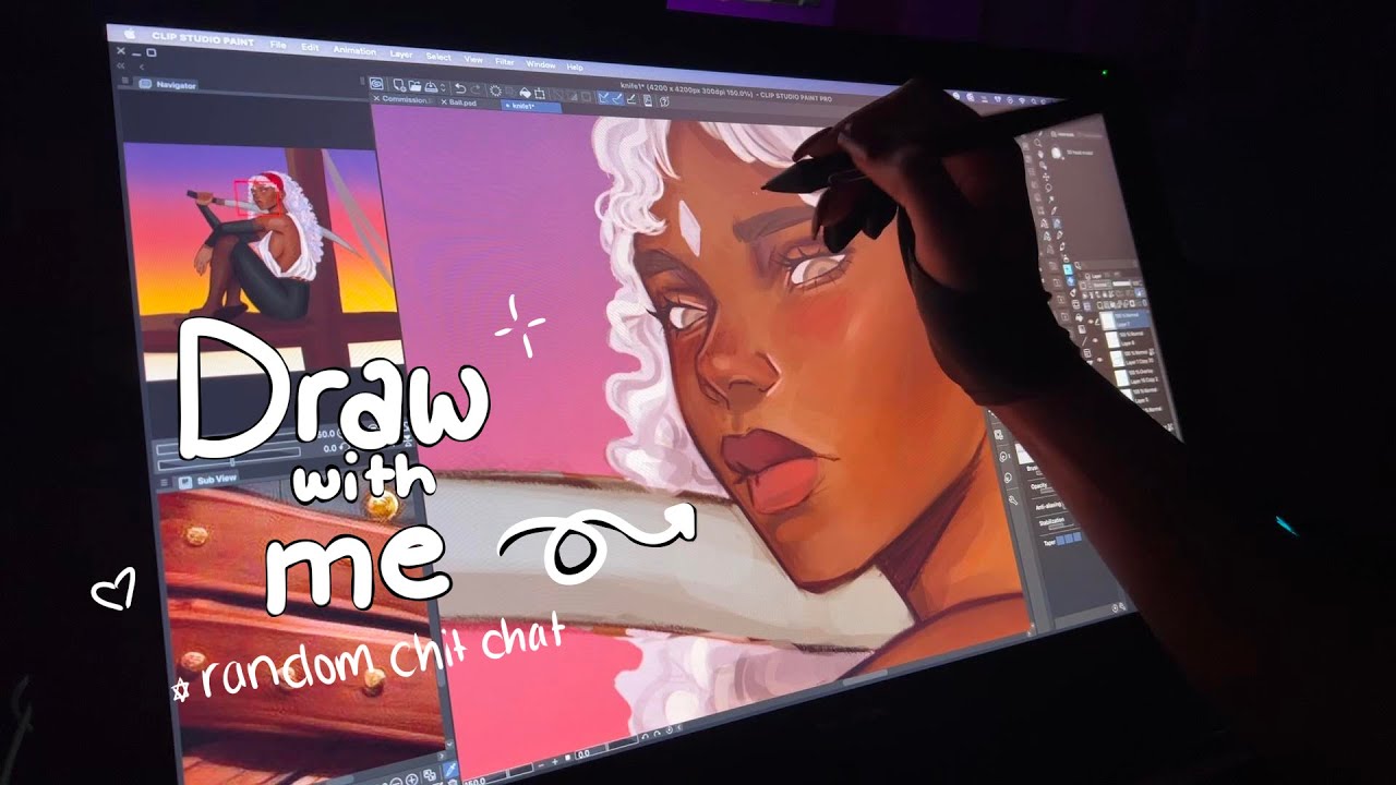 💁🏾‍♀️ draw with me: random chit chat edition //story time: beware of ...
