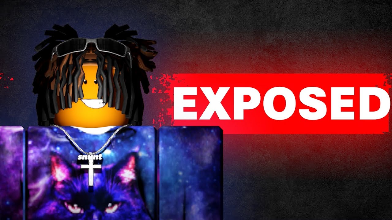 Roblox Youtuber Snunt Exposed - YouTube