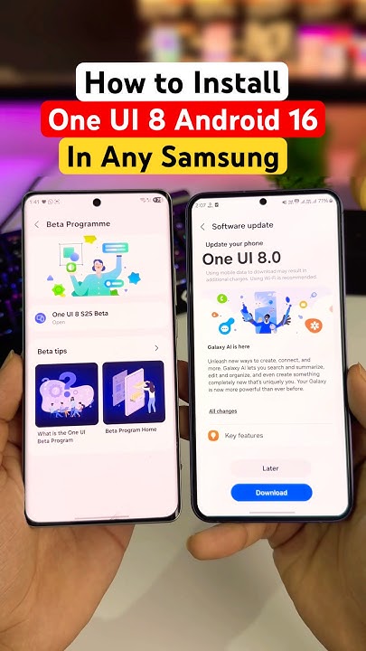 Best Way to Install One UI 8.0 Android 16 Update in Any Samsung - YouTube
