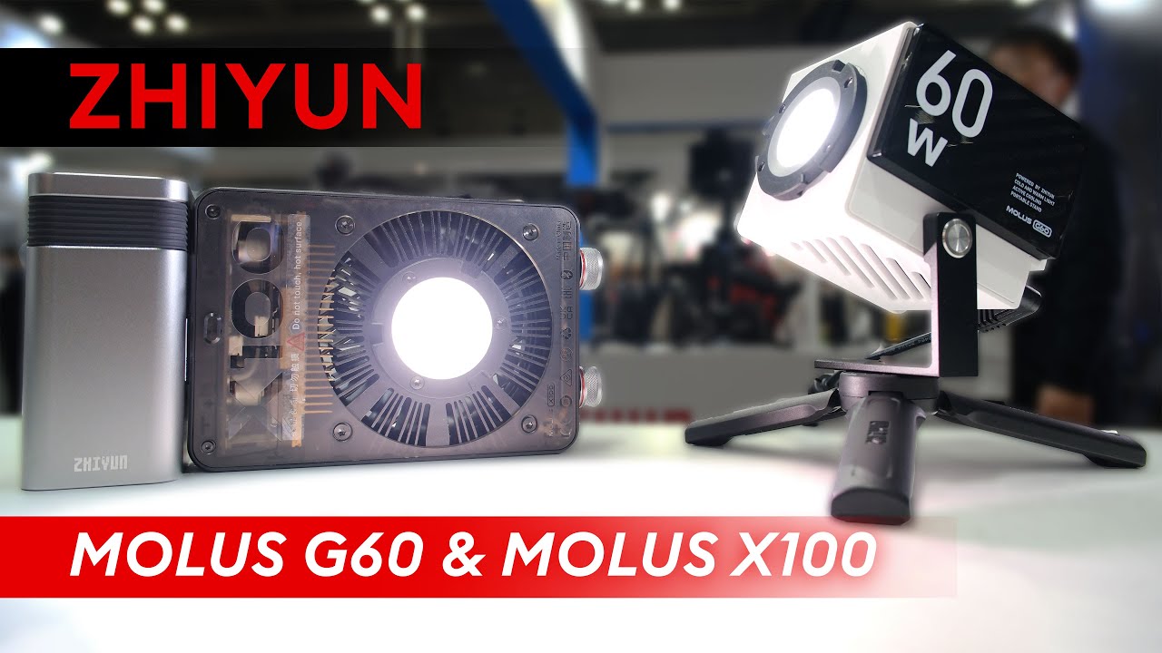 ZHIYUN MOLUS G60 and X100 LED Lights - Interview - YouTube
