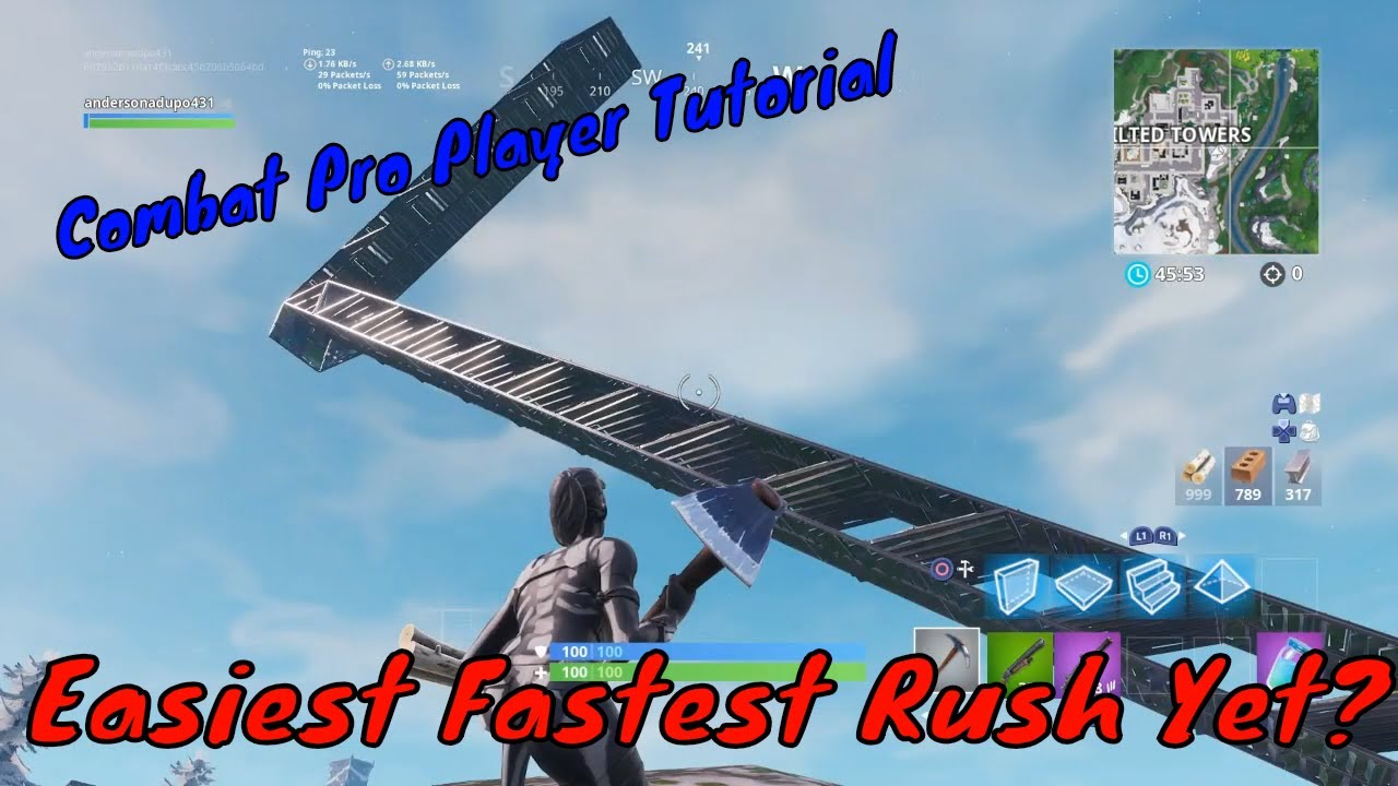 *NEW* HOW TO RAMP RAMP FLOOR RUSH FOR COMBAT PRO PLAYERS! ~ Fortnite ...