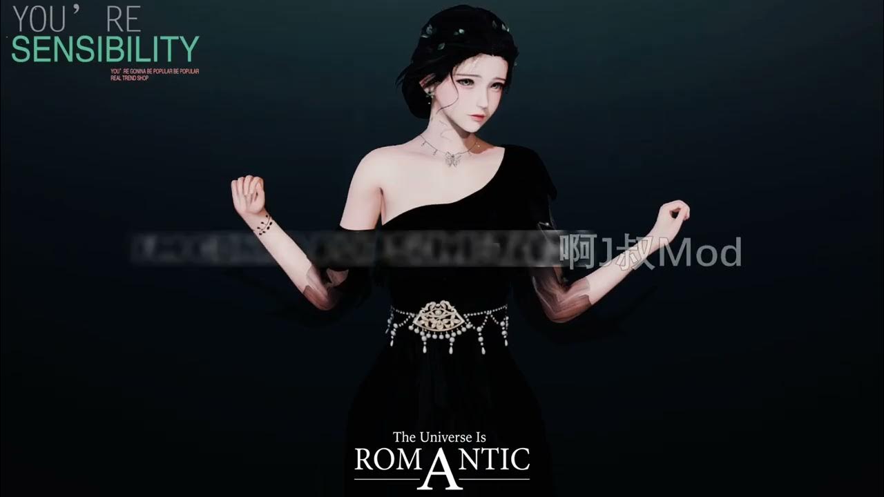 我的虚拟女友D26 HS2人物卡Mod系列 甜心选择2 天涯明月刀 天衣弱水服装MOD加捏脸 - YouTube