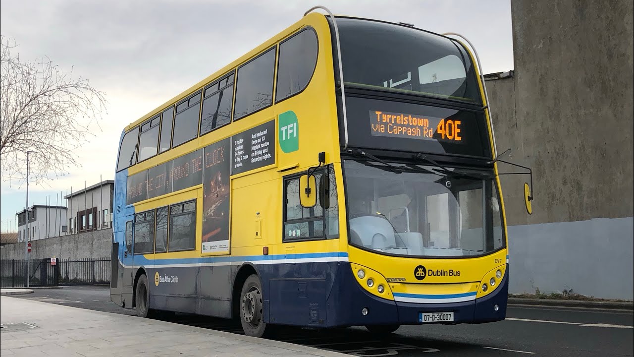 Dublin Bus EV7 | Volvo B9TL Enviro 400 | Route 40E to Tyrrelstown - YouTube