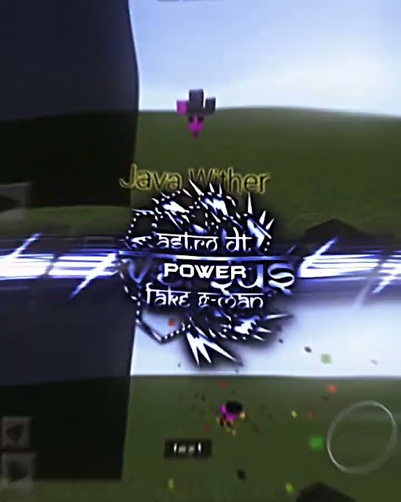 Java wither vs error testmob - YouTube