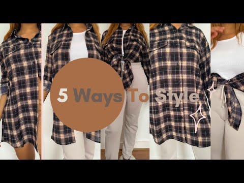 5 Ways To Style - Check Shirt Edition - YouTube