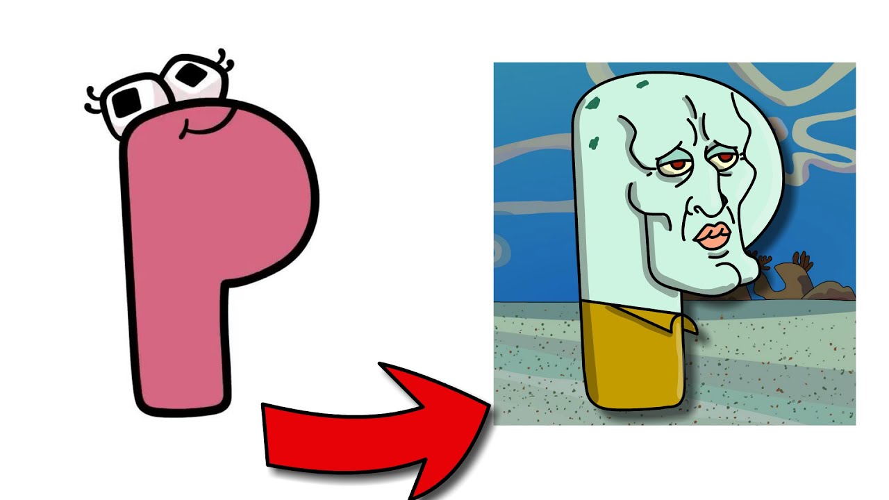 Alphabet lore but they are Squidward part 3 - YouTube