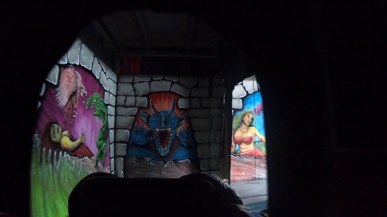Geisterbahn Skyline Park Geisterschlange Onride - YouTube