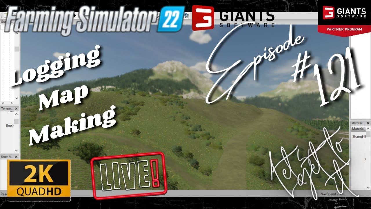 Farming simulator 22 Forestry AKA Logging map making, terraforming ...