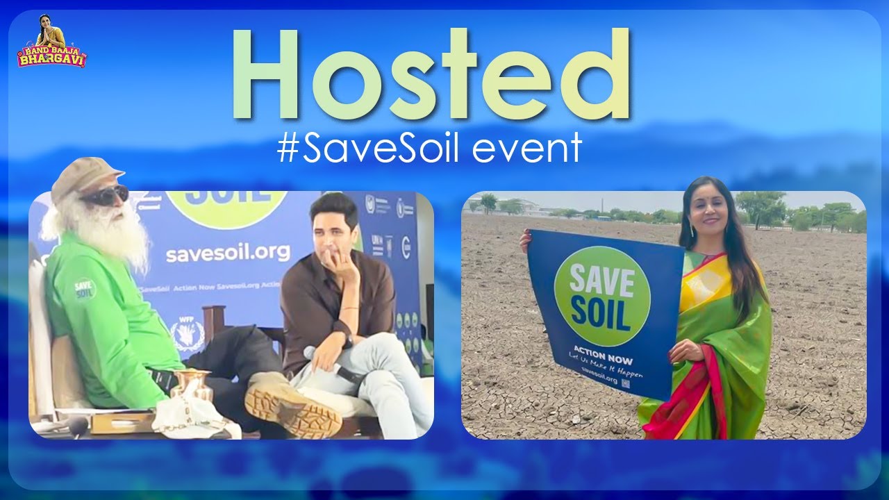 Hosted Save Soil Event in Kurnool| Sadhguru|RJ Bhargavi |Band Baaja ...