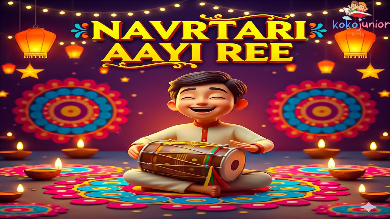 Navratri Aayi Ree 🪔 | Easy Garba Steps for Kids | Fun Navratri Dance ...