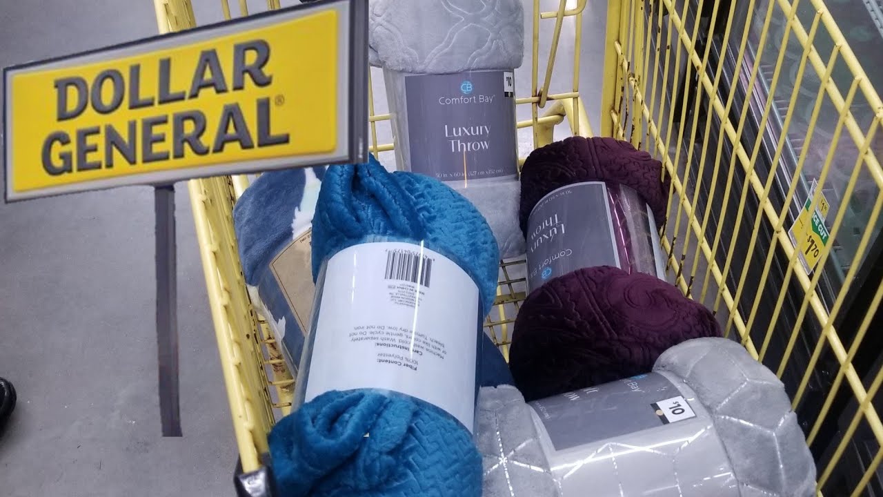 RUN Last Chance Deal On Blankets At Dollar General - YouTube