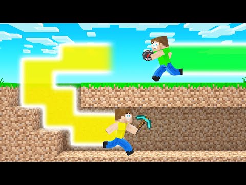 COLOR TRAIL Hunters VS SPEEDRUNNER In Minecraft!