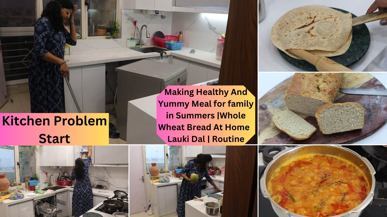 Making Healthy And Yummy Meal for family in Summers |Whole Wheat Bread ...