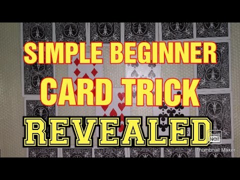 Simple beginner card trick REVEALED - YouTube