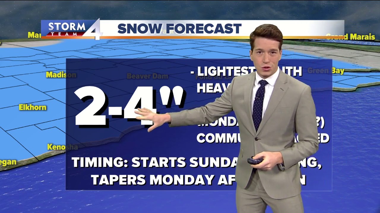 Meteorologist Josh Wurster's Sunday Forecast - YouTube