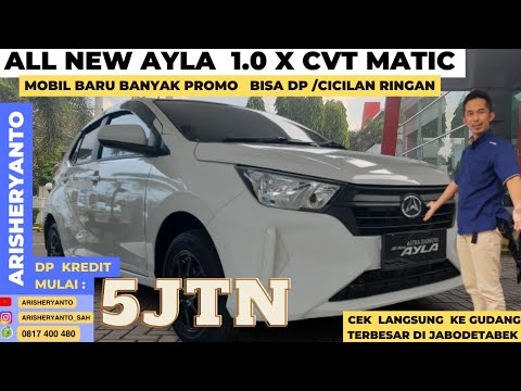 AYLA MATIC TERMURAH | Daihatsu All New Ayla 1.0 X CVT Putih 2023 ...