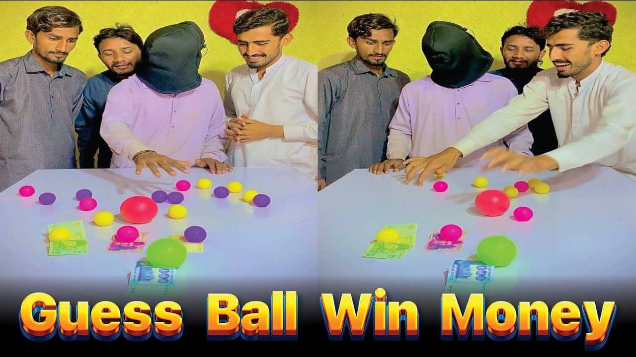 Guess Ball Win Money #funfaul #challenge - YouTube