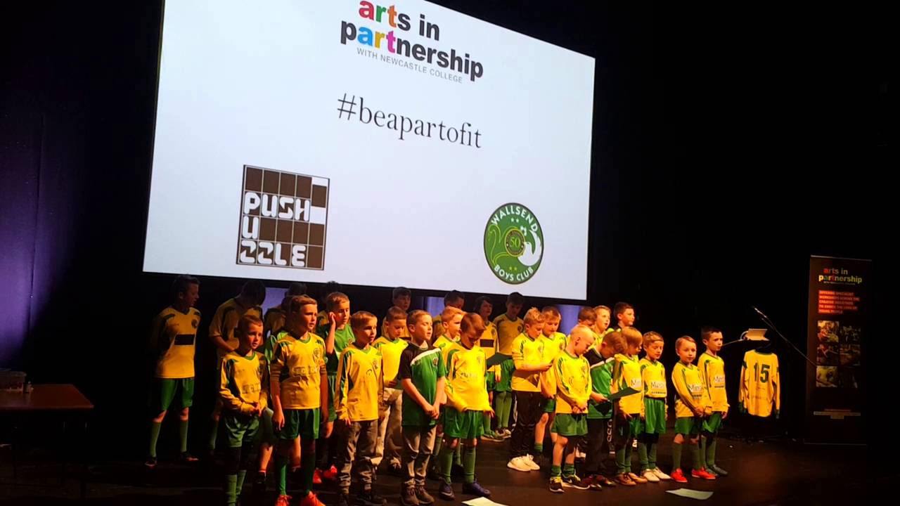 Wallsend boys club song Beapartofit live - YouTube