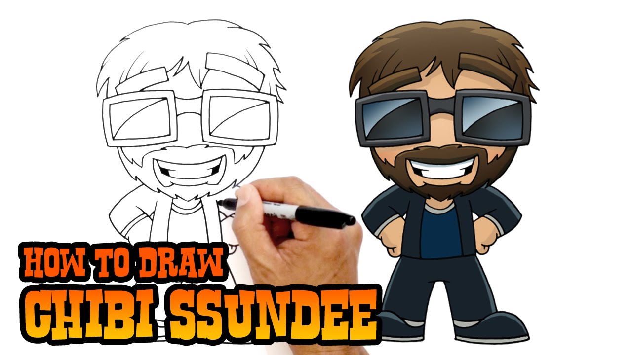 How to Draw Chibi Ssundee - Drawing Lesson