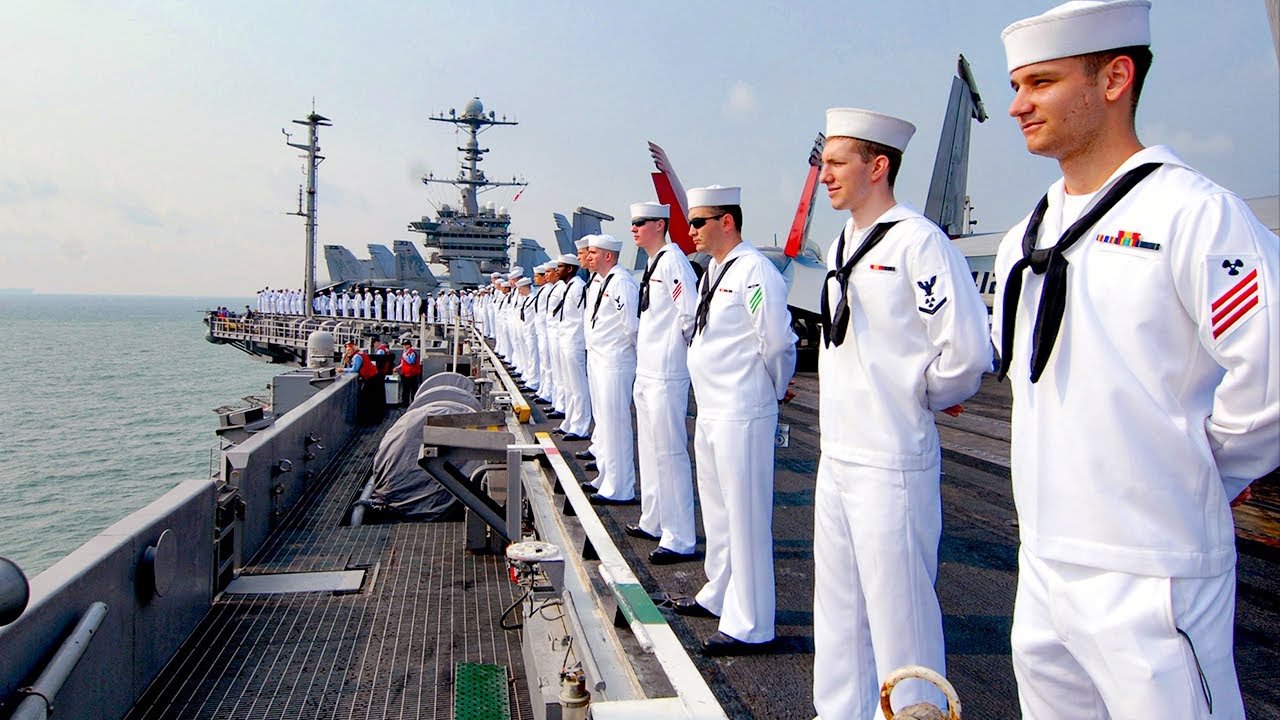 How do navy personnel survive on a ship for months at sea? Life Aboard ...