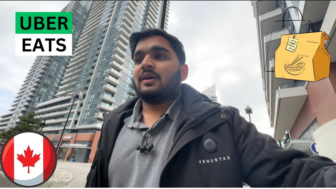 Uber eats by car on a busy Sunday in Toronto!!! || Uber in Canada ...