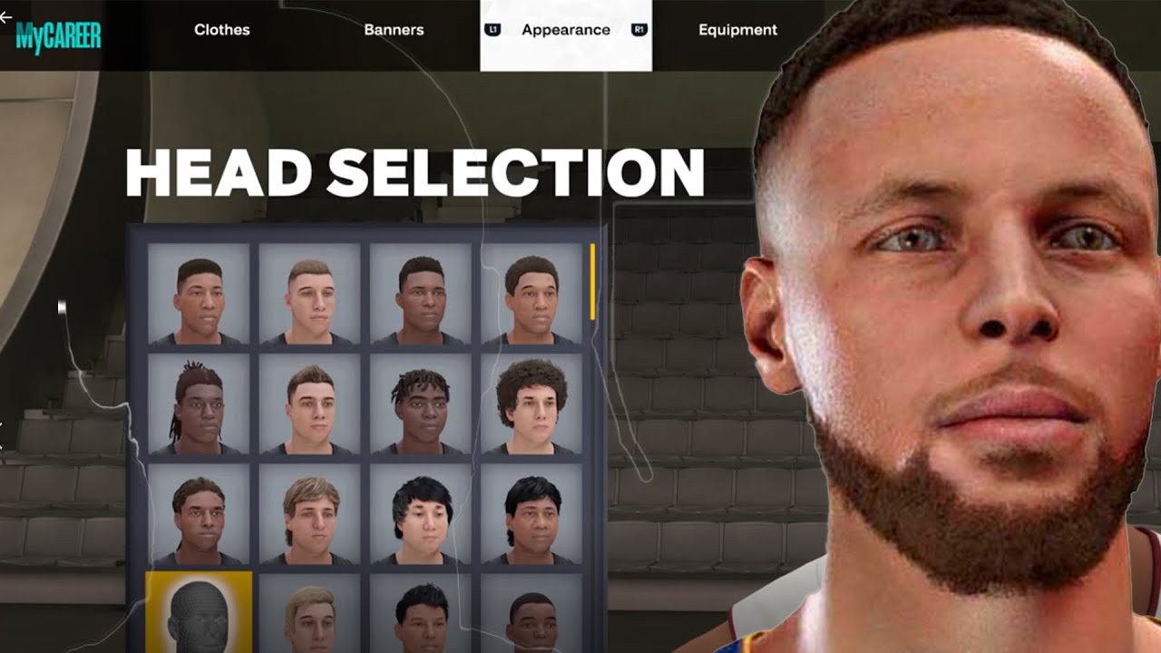 Steph Curry Face Creation Nba 2k23 NEXT GEN - YouTube