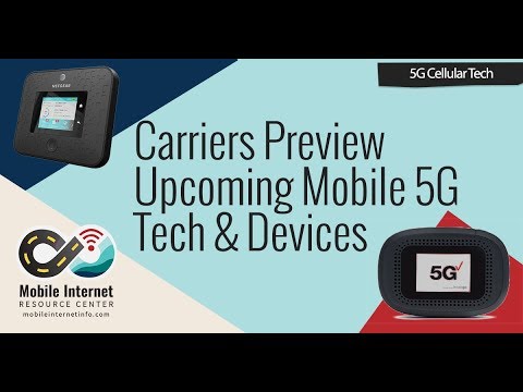 Mobile 5G Progress Report - Carriers Preview Tech & Devices - Verizon ...
