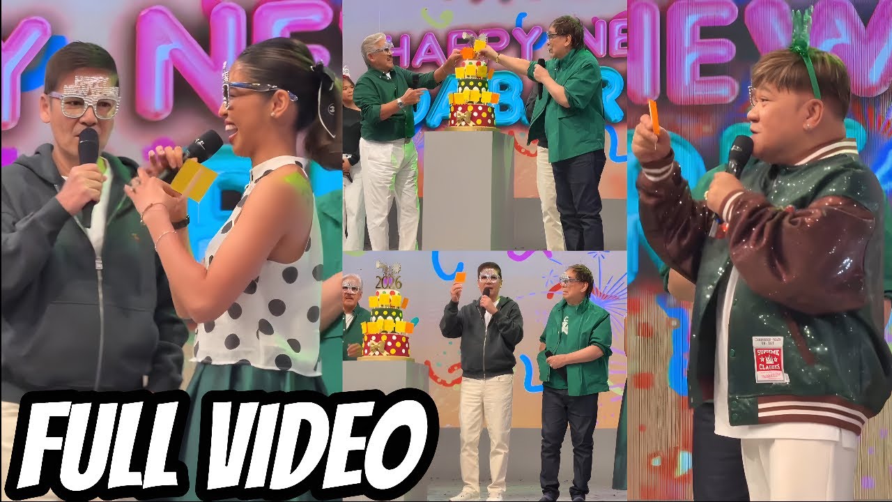 TVJ Eat Bulaga NEW YEAR SPECIAL EPISODE DABARKADS HOST MAY MGA HILING ...