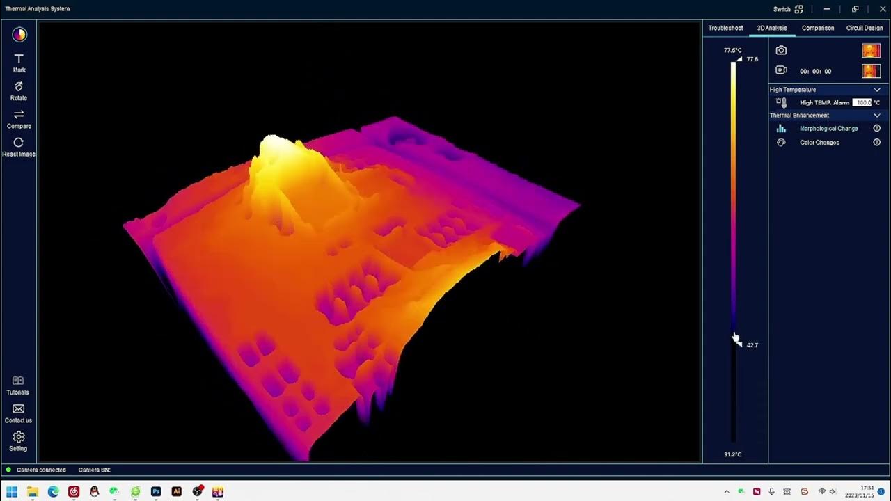 PCB Malfunction! T200 3D Thermal Imaging Analyzer Helps You Easily ...