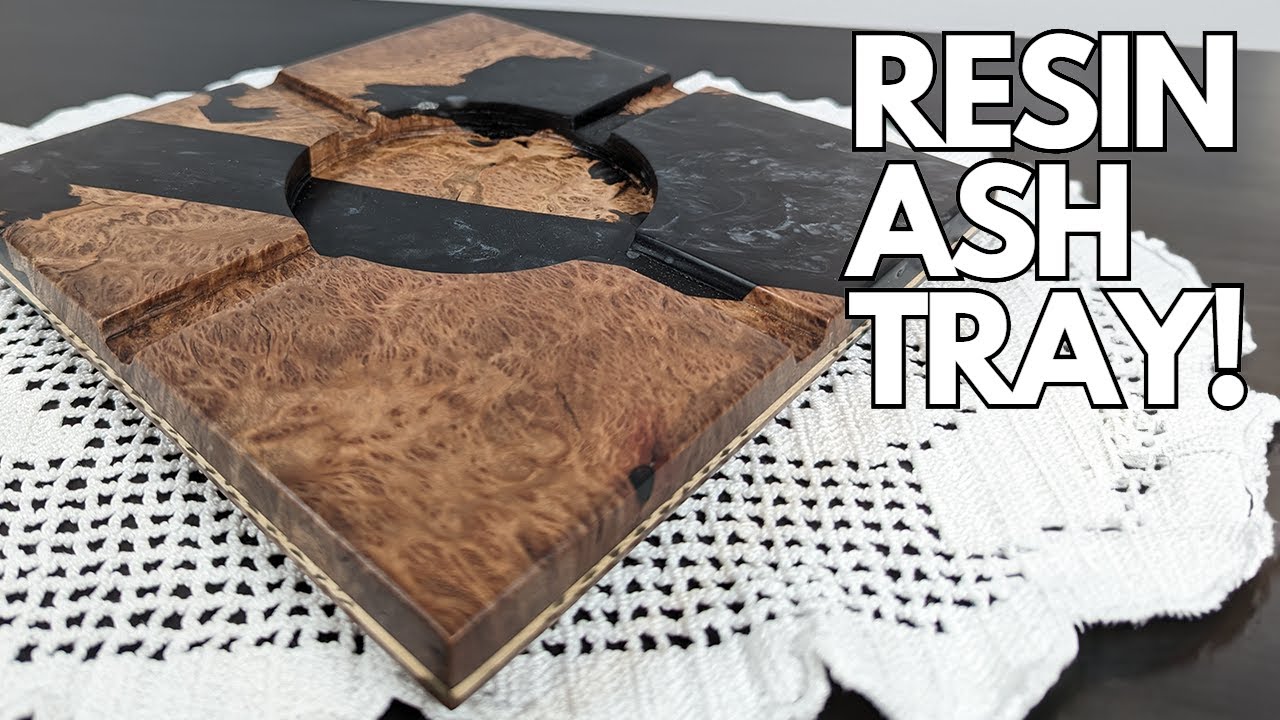 Making a Resin Infused Ash Tray - YouTube