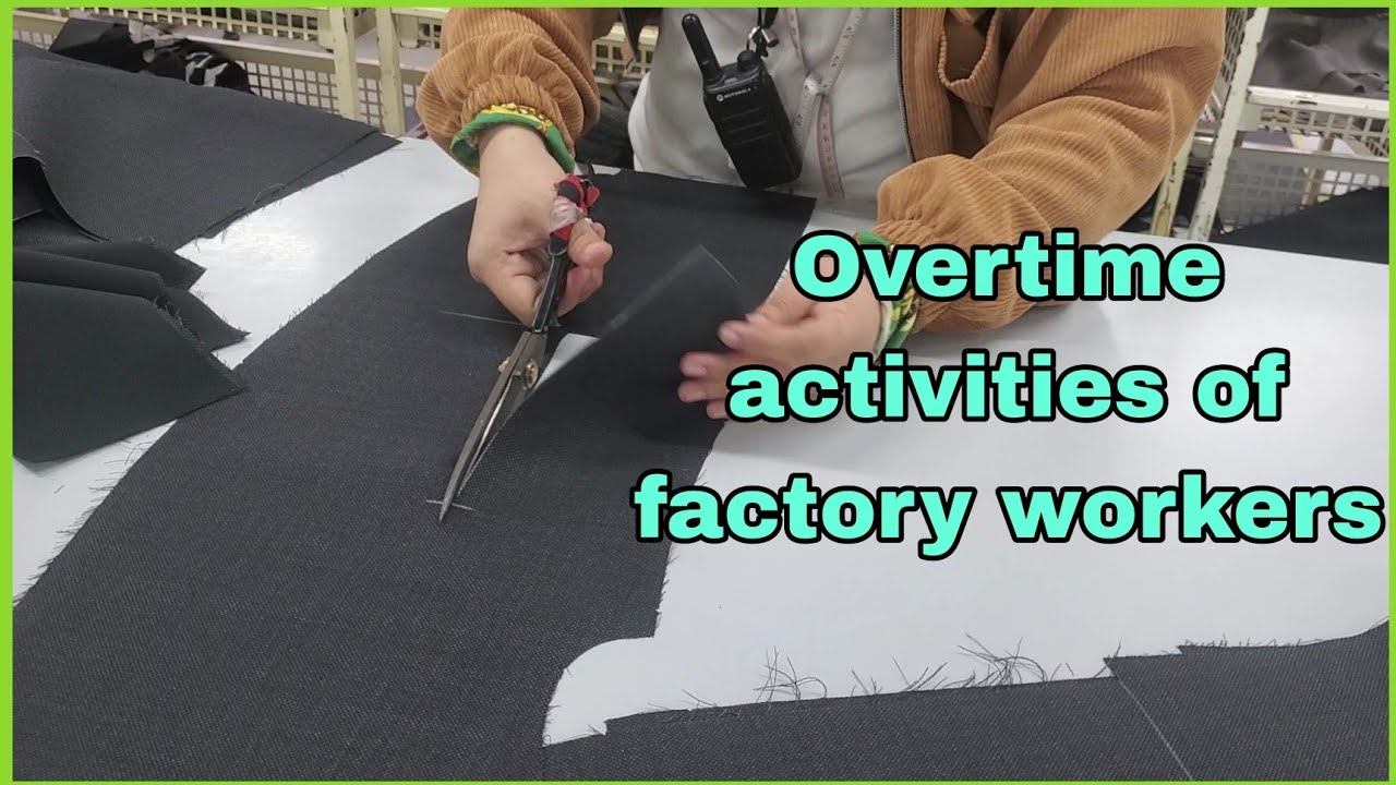 Overtime activities of factory workers - YouTube